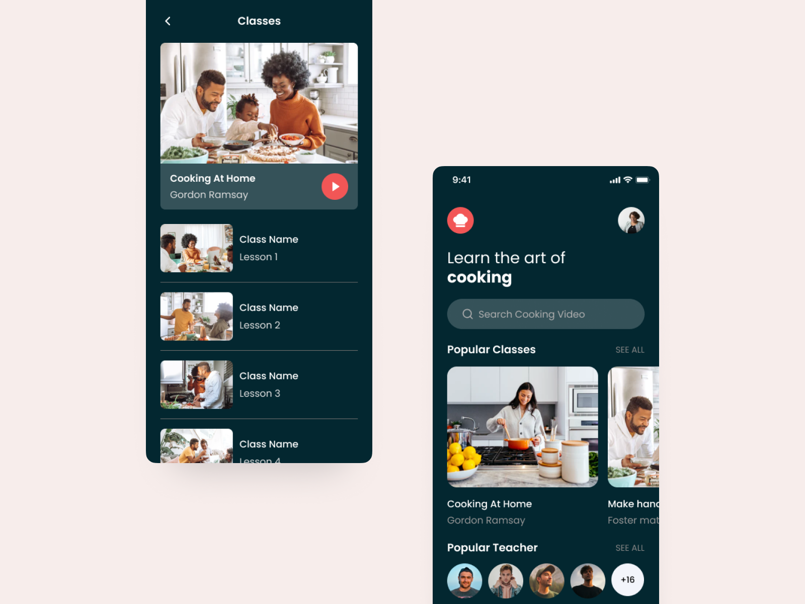 Cooking App Ui Design by Amirul islam on Dribbble