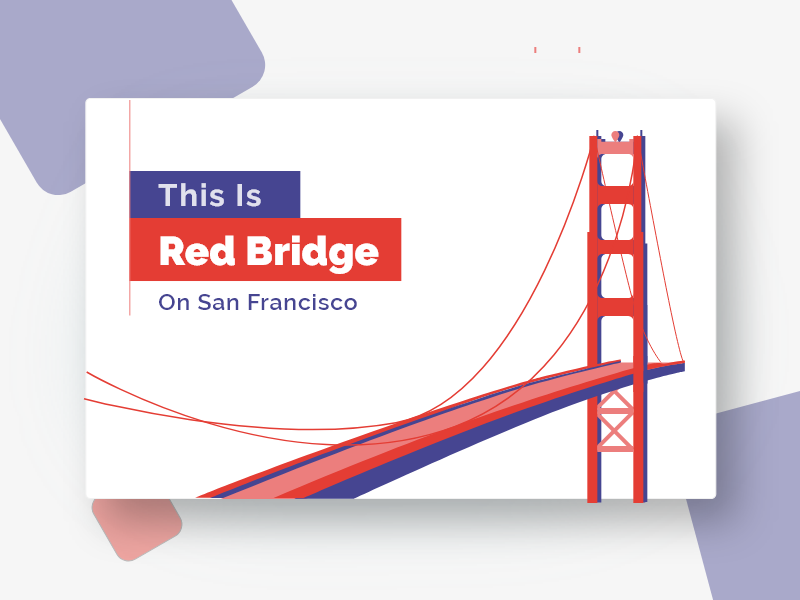 This Is Red Bridge by Zalepik Studio on Dribbble