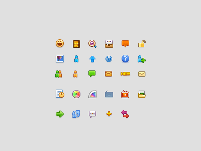 16PX icons by Makemake on Dribbble
