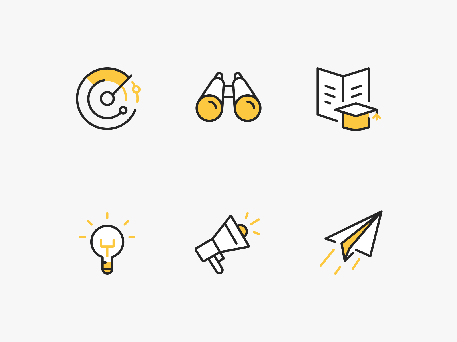 Cronycle icons by Tamer Okail on Dribbble