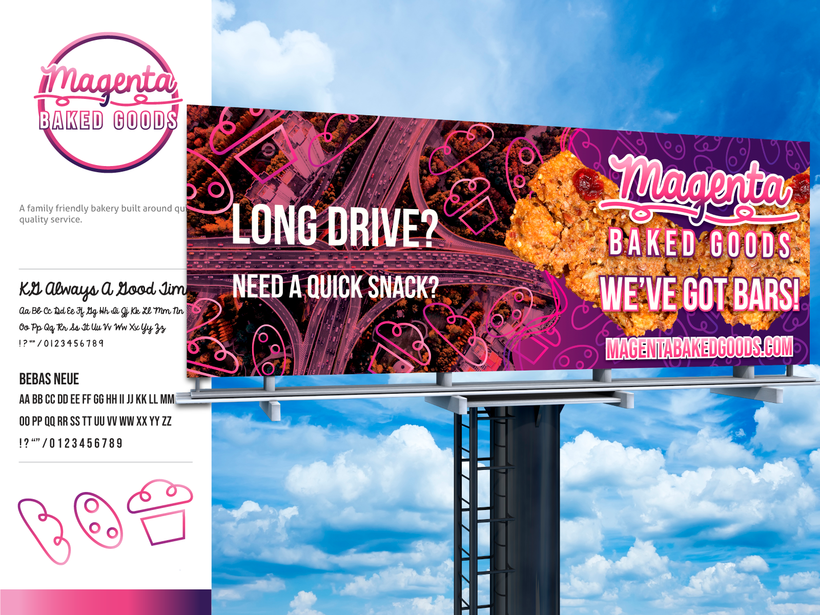 Family Friendly Bakery Identity and Billboard Design by Mat Schelsky on ...