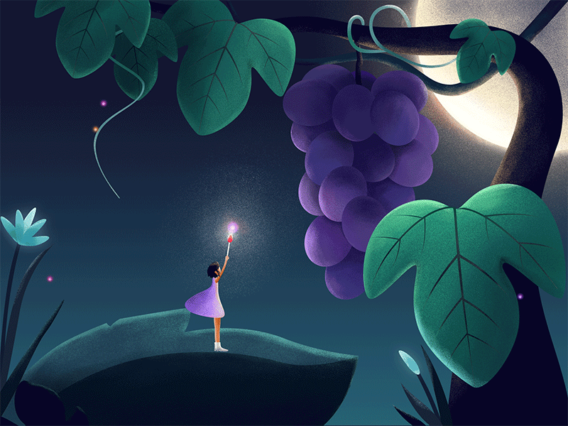 Magic Grape by 小夢 on Dribbble