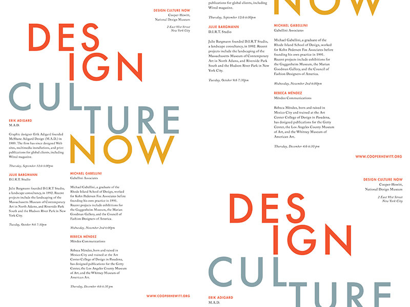 Design Culture Now by Mary Wise on Dribbble