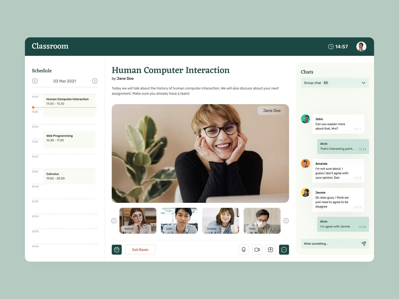 Classroom - Dashboard Design Exploration by Alvin Niza on Dribbble