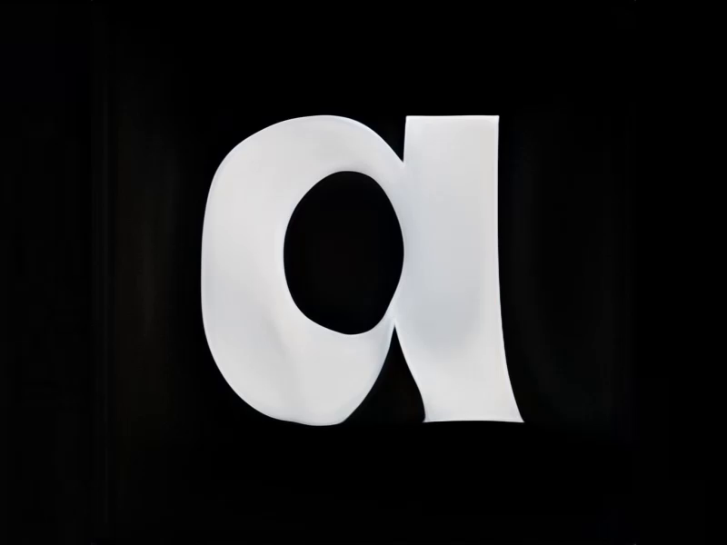 Typeface experiment with machine learning by Algo on Dribbble