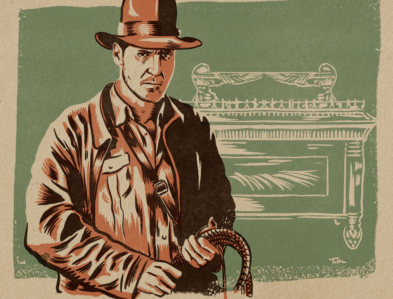 Indiana Jones by travis knight on Dribbble
