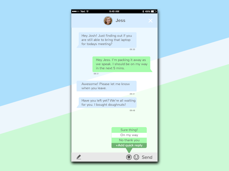 #013 Direct Messaging by Travis Miller on Dribbble