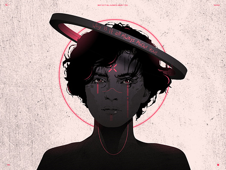 Why is it all always about you by Ryan Saputra on Dribbble