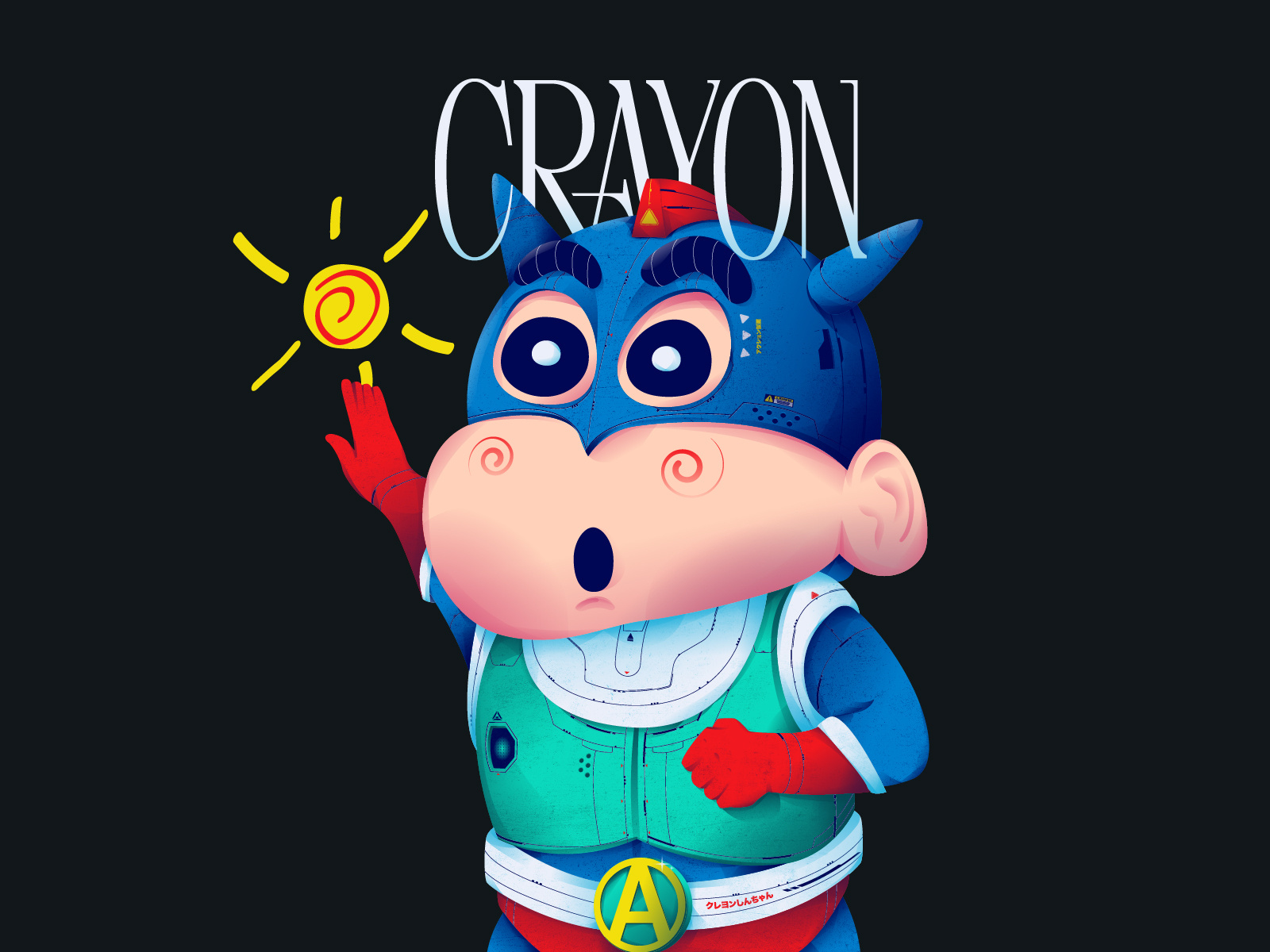 Crayon Shincan by Ryan Saputra on Dribbble