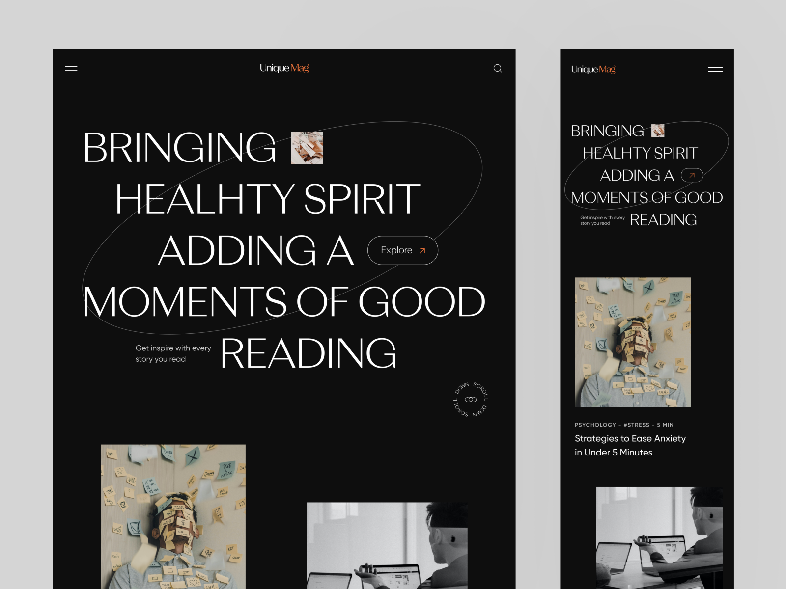 Health Magazine - Mobile Responsive Design by Najmul👨🏻‍🎨 on Dribbble