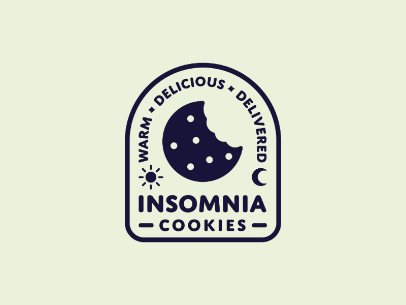 Insomnia Cookies Badge (1) by Donovan Johnson on Dribbble