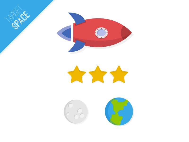 Elements for Target Space by Leonardo Ascione on Dribbble