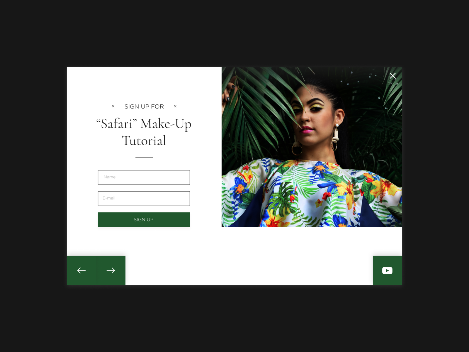 Daily UI #016. Pop-Up/Overlay by Amal Nasrulina on Dribbble
