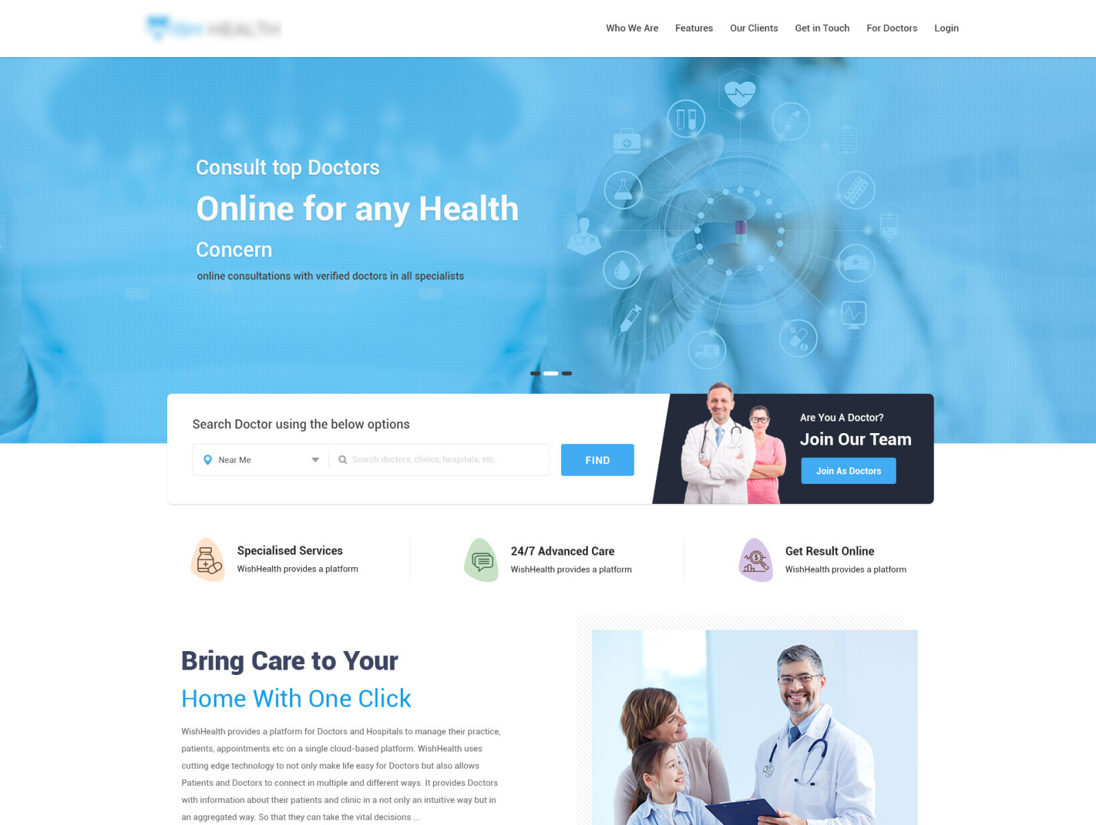 Doctor & Medical Care, Online Book a Consultation by UI/UX India on ...