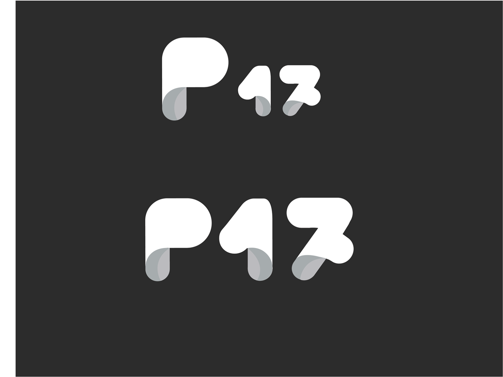 p17 logo by Ninu Tsitlidze on Dribbble