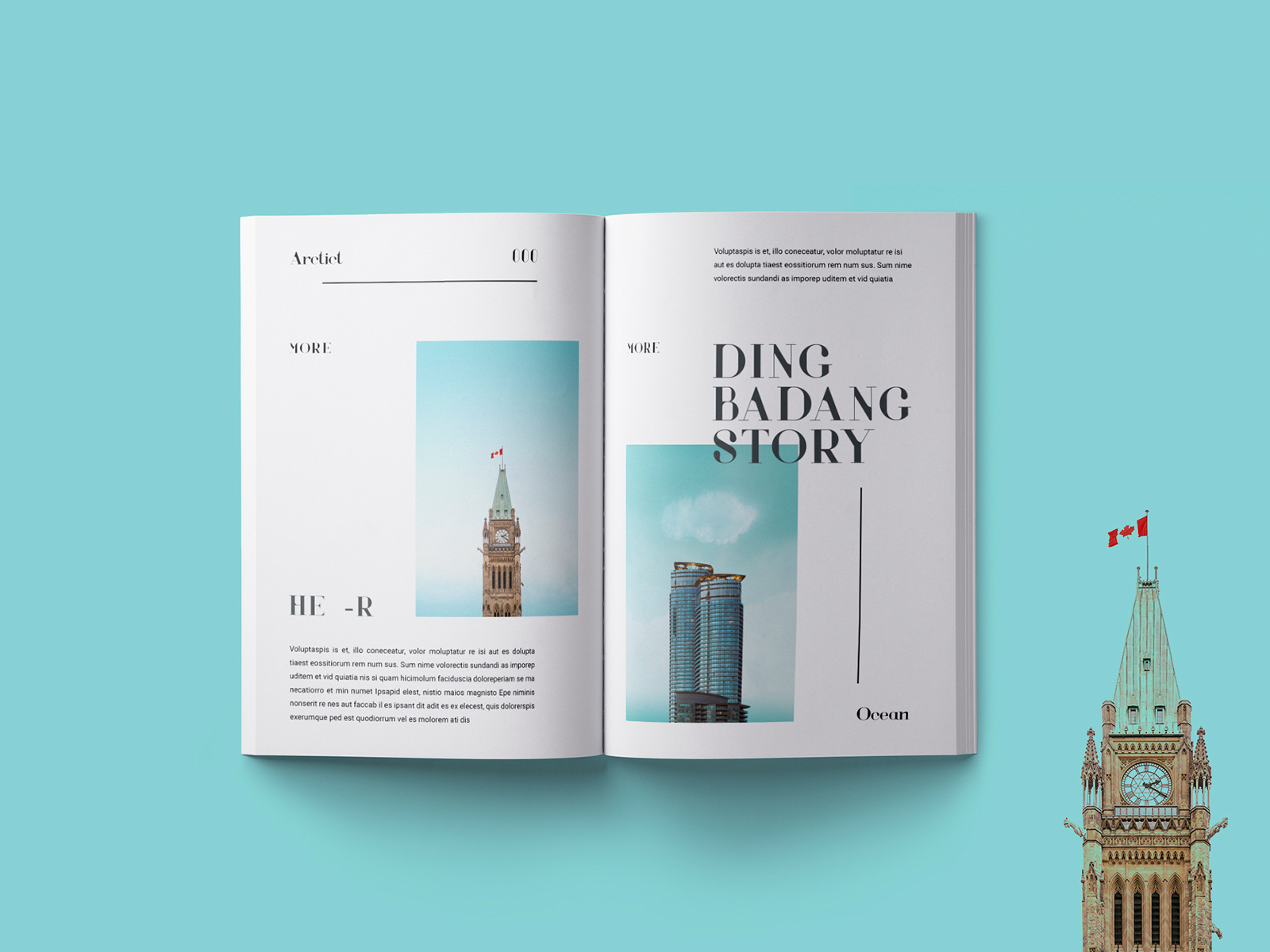 Badang Magazine Page by Umi Kaltsum for Visual Kreasi on Dribbble