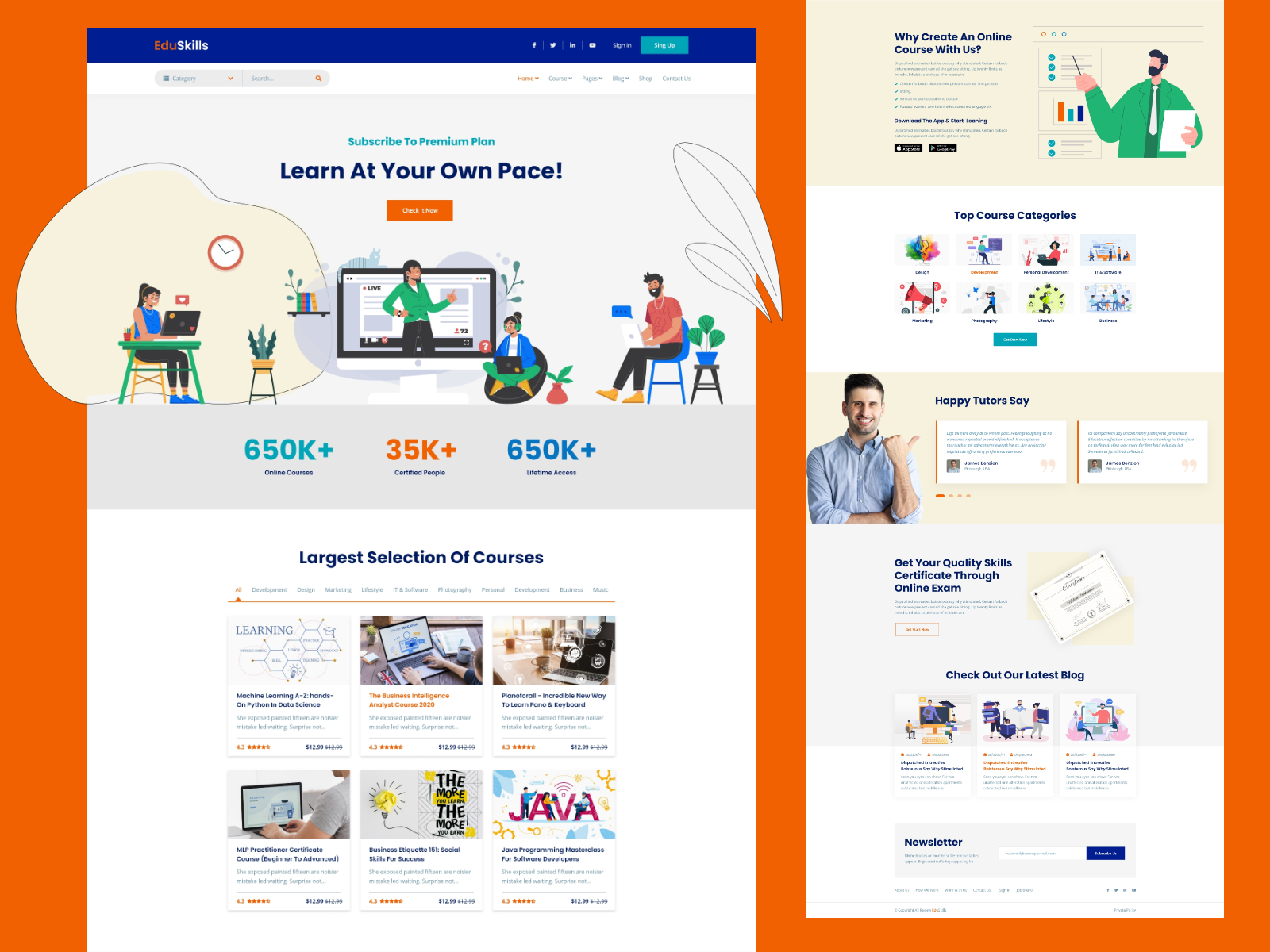 Online Learning Management System by Hafizur Rahaman on Dribbble