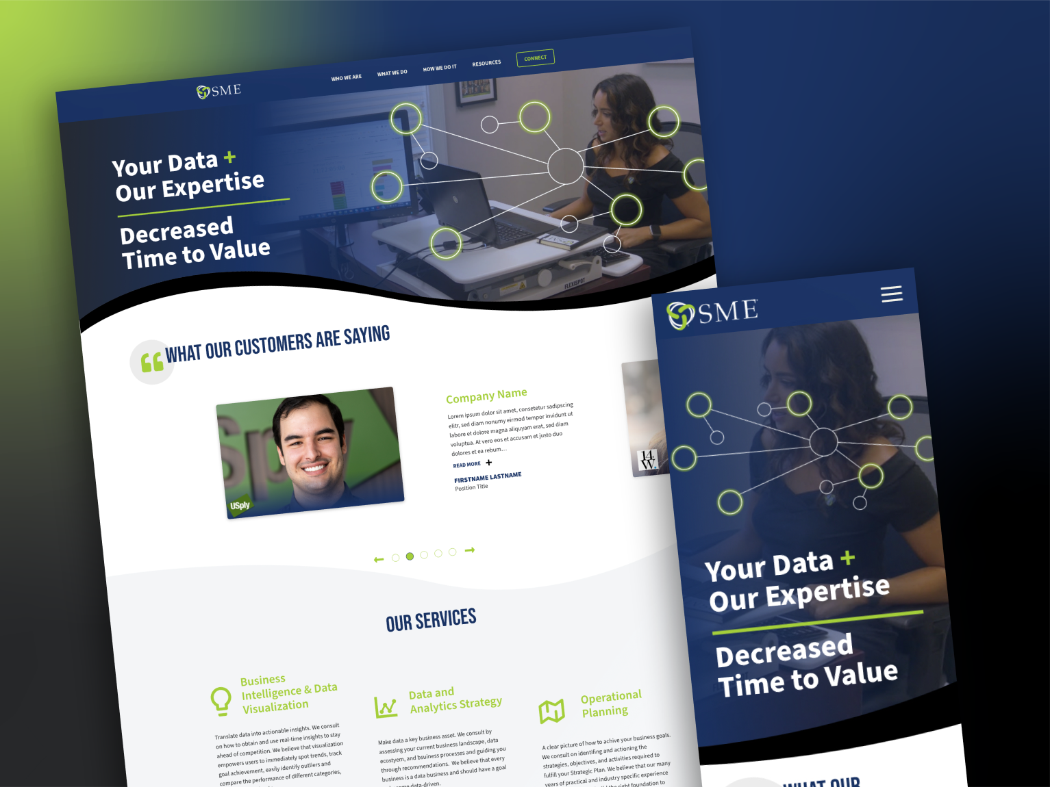 SME Solutions Homepage by Station Four on Dribbble