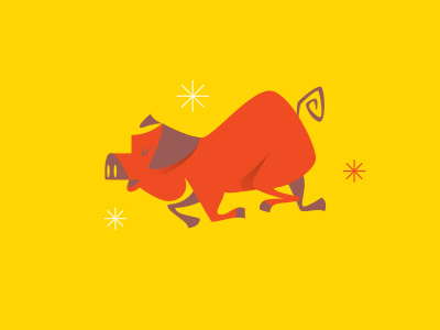 Little pig by Javier Garcia on Dribbble