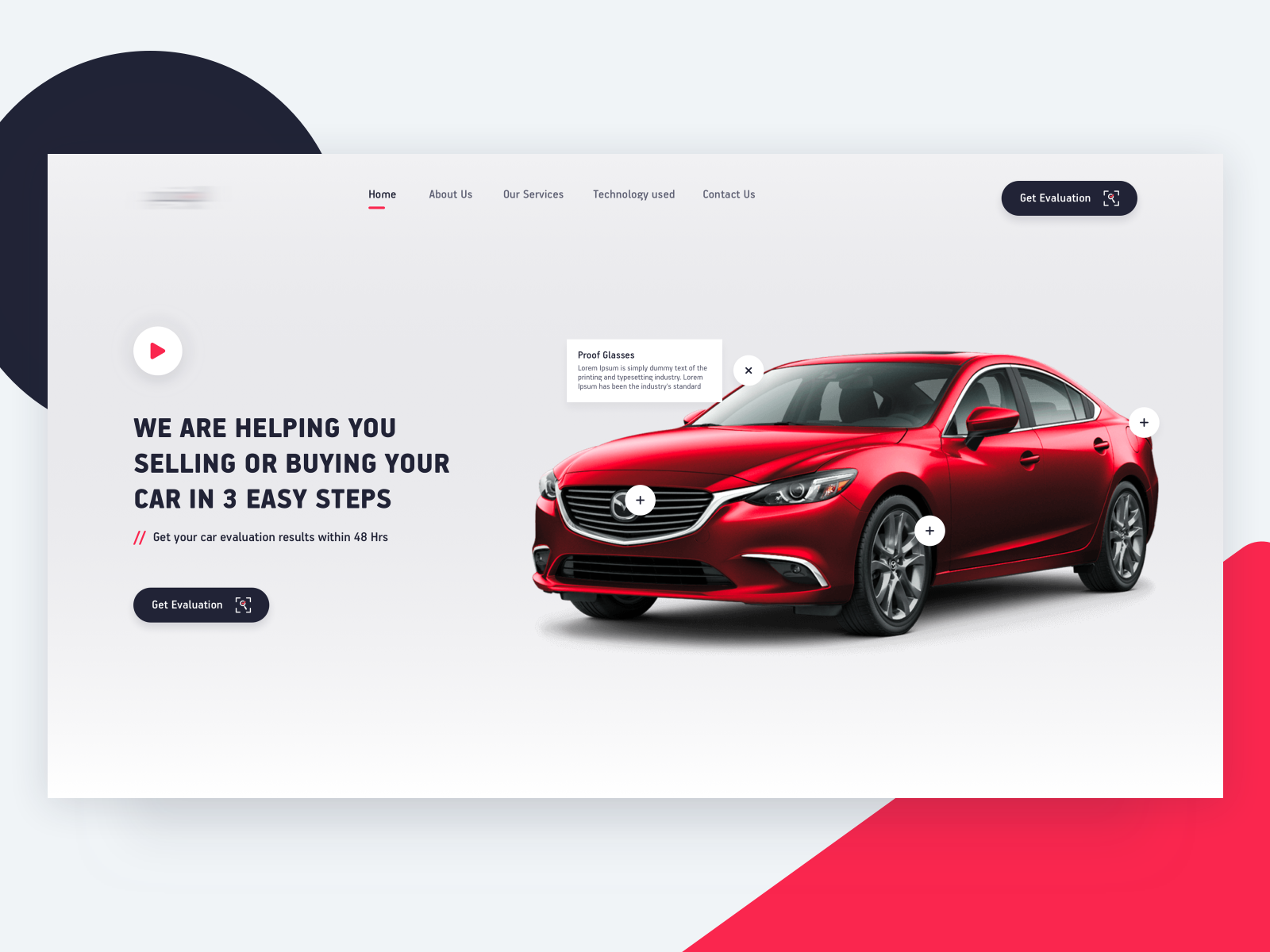 Vehicles Evaluation Website by Osama Dawood on Dribbble