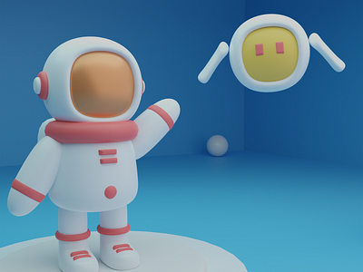 Alien 🛸 - Blender Style by Osama Dawood on Dribbble