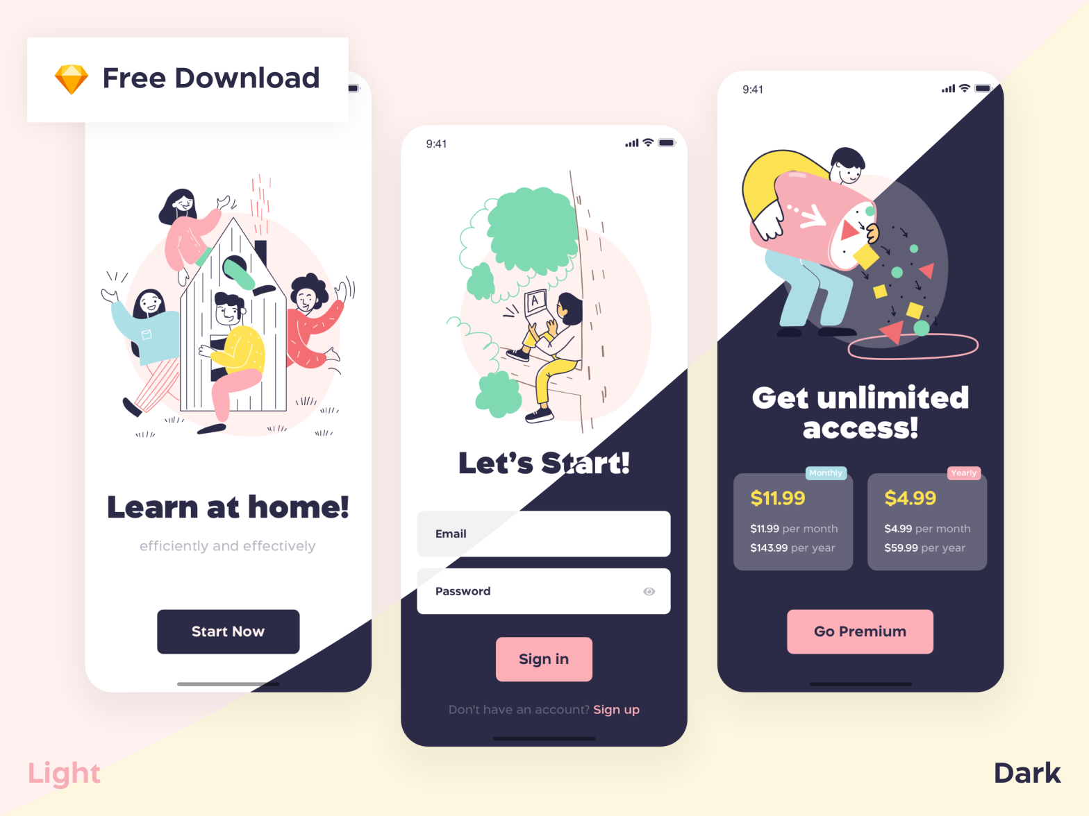 Freebie Designra - Mobile App For Design Courses by Osama Dawood on ...