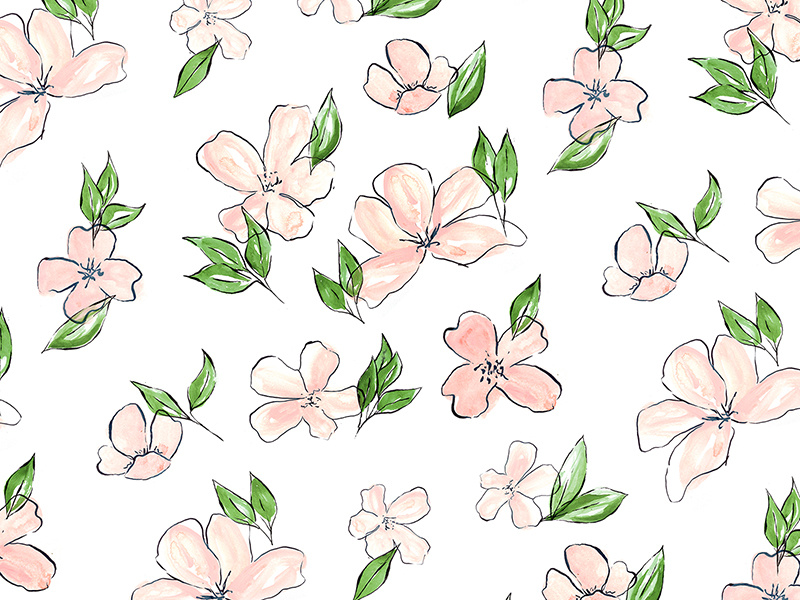 Flower Pattern by Mackenzie Palma on Dribbble