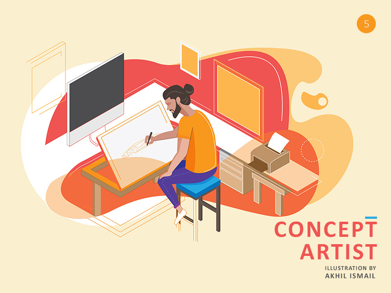 ILLUSTRATION Concept_5 by Akhil Ismail on Dribbble