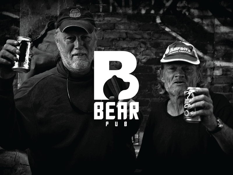 "Bear Pub" Logo by Ilkina Ganbarova on Dribbble