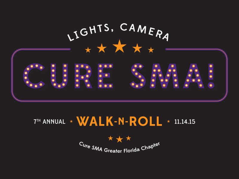 Cure SMA Event T-shirt Design B by Kara Basabe on Dribbble