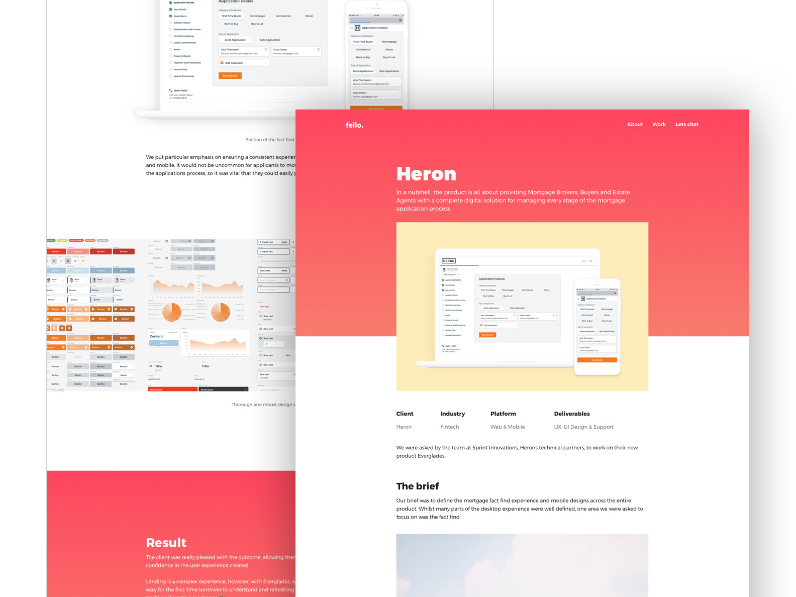 Heron Web App and Design System by Cojo on Dribbble