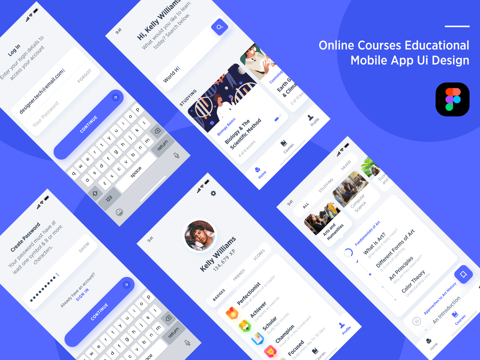 Online courses educational mobile app ui design by Techcronus Business ...