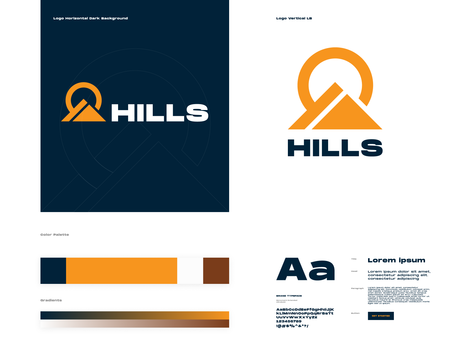 HILLS - LOGO/BRANDING DESIGN by Rinor Rama on Dribbble