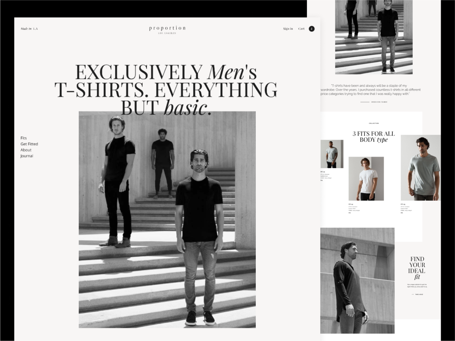 PROPORTION UI/UX WEBSITE DESIGN by Rinor Rama on Dribbble