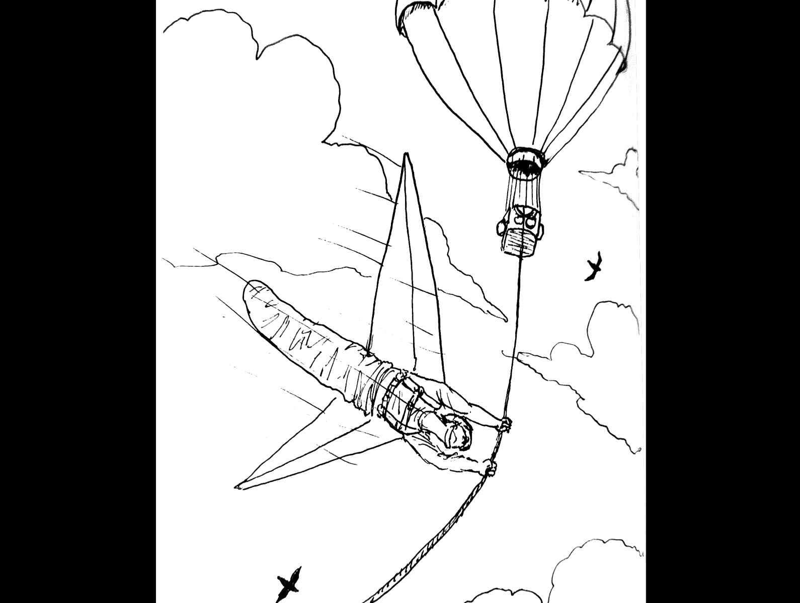 Air balloon by Magoro Graphics - Mario A. Gonzalez Robert on Dribbble