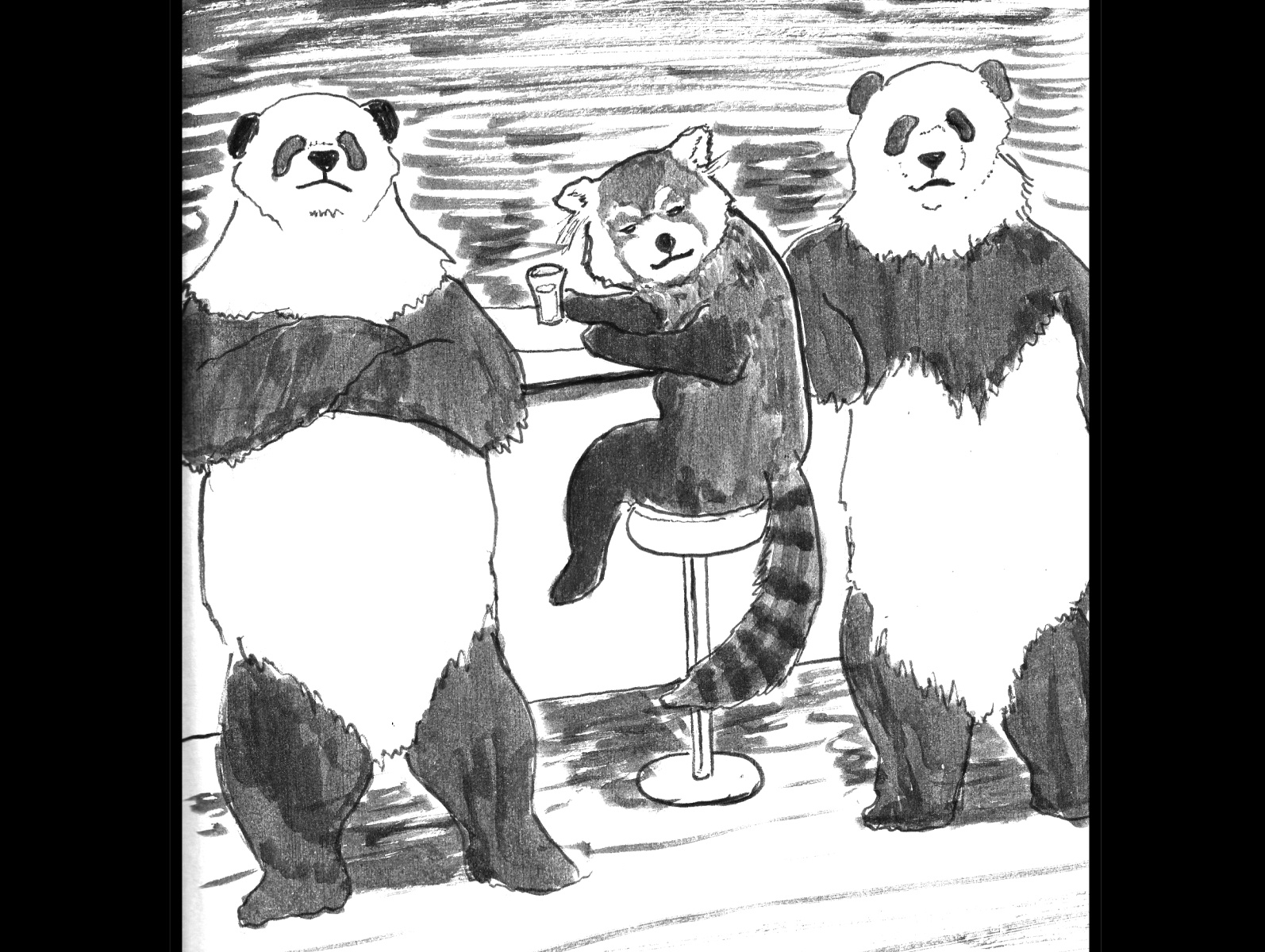 Tough pandas by Magoro Graphics - Mario A. Gonzalez Robert on Dribbble