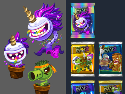 Icon Illustration PvZ by Alexandria Land on Dribbble