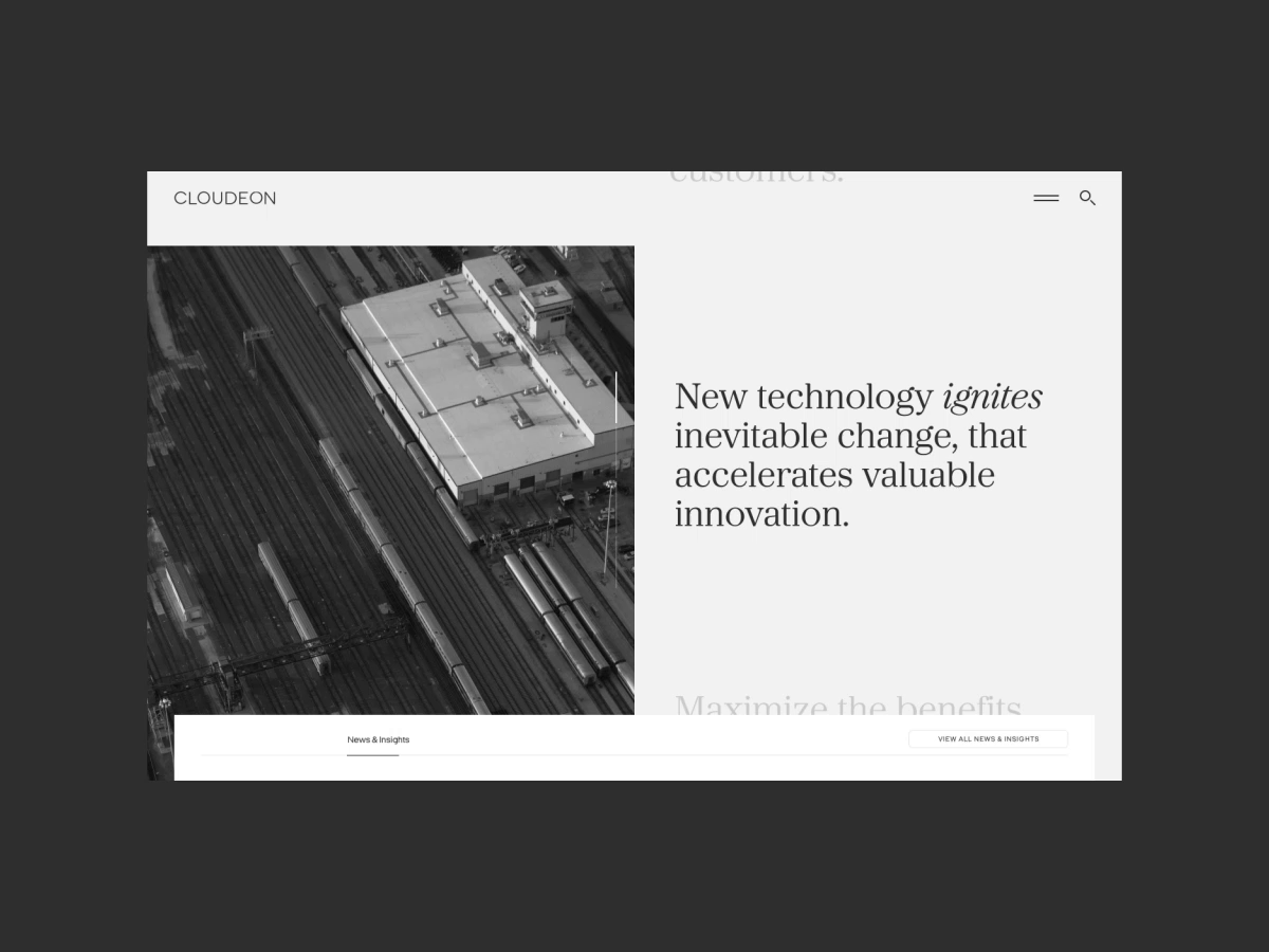 cloudeon-01 by Johan Blohmé on Dribbble