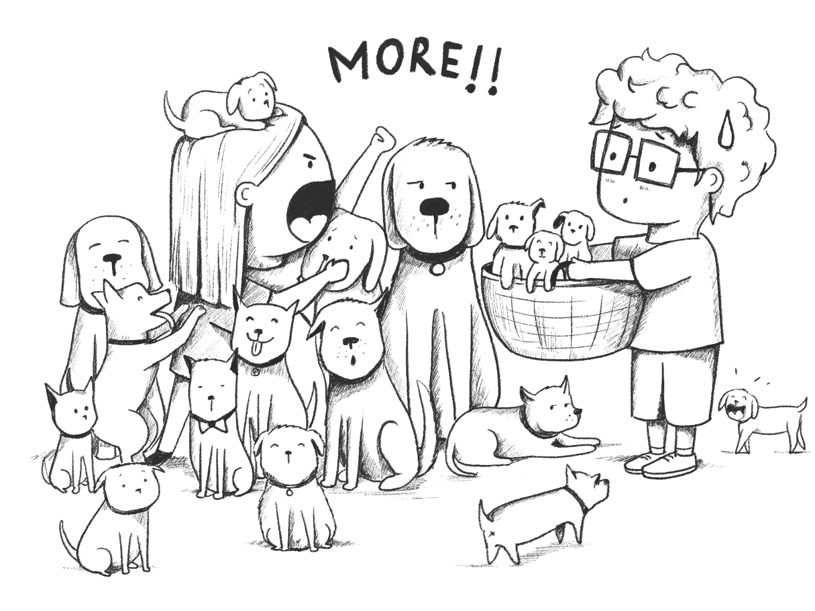 More Dogs! by Maitreyi Ghosh on Dribbble