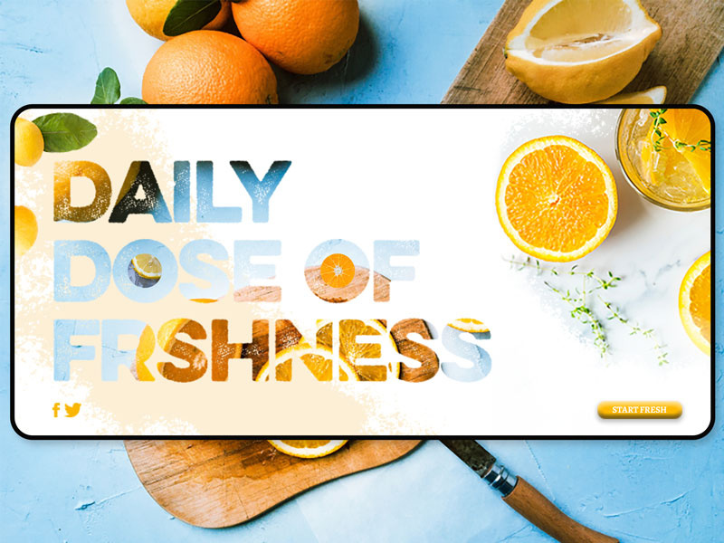 Dribbble - freshness.jpg by Yohann Vaznaik