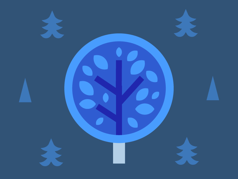 The Prettiest Little Tree by The Point Studio on Dribbble