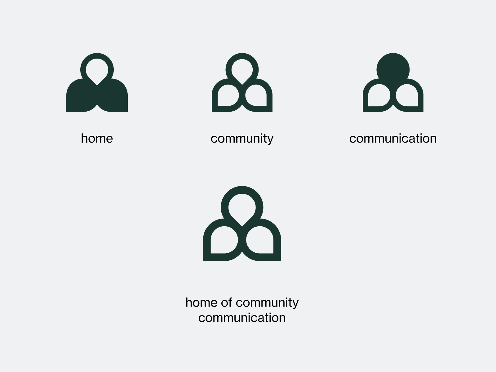 Logo ideation for a PropTech community communication product by Mykolas ...