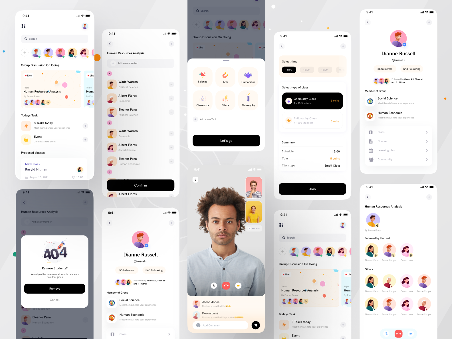 Group Study App I Ofspace by Ofspace UX/UI on Dribbble