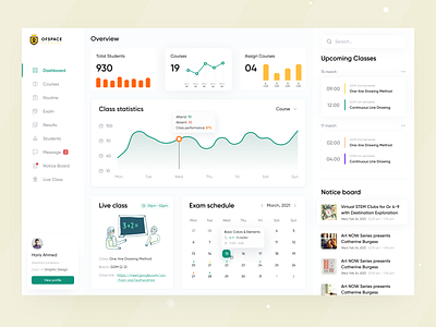 Elearning Dashboard designs, themes, templates and downloadable graphic ...
