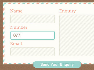 Simple Contact Form by Fhoke on Dribbble