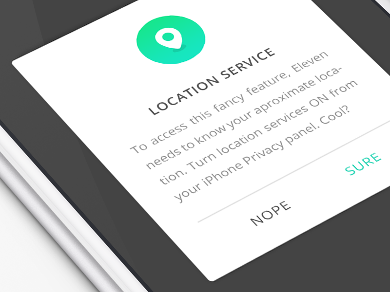 Modal View By Lorenzo Buosi On Dribbble