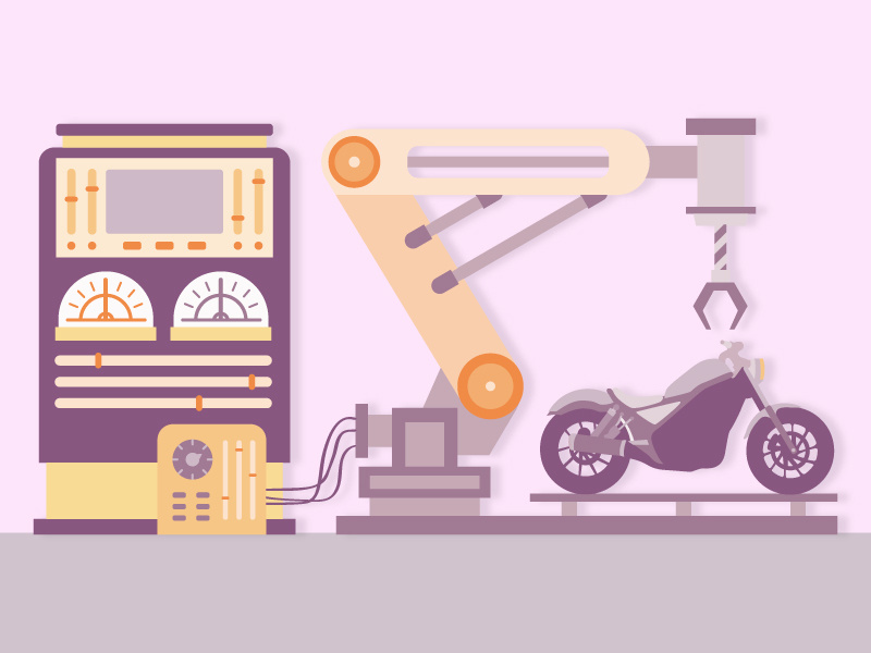 Assembling a motorcycle | definingeverthing