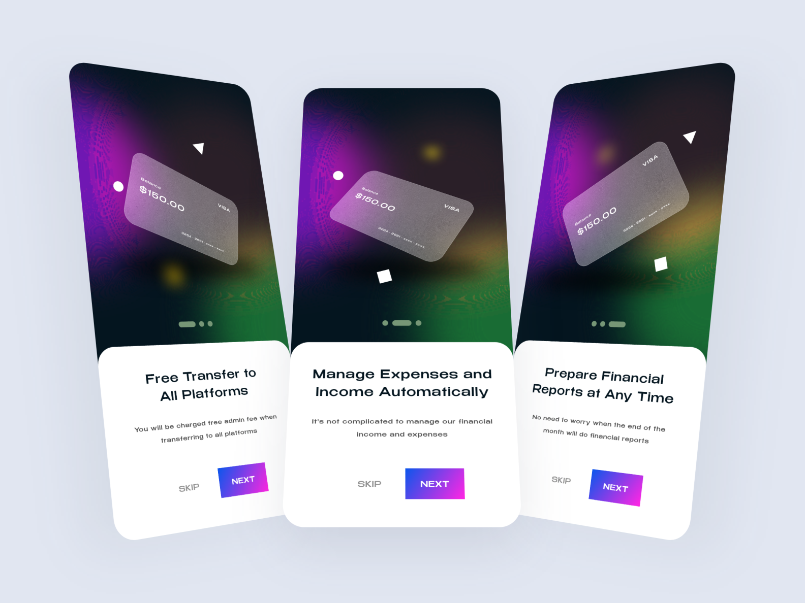 Onboarding Wallet Design App by Ipanadh on Dribbble