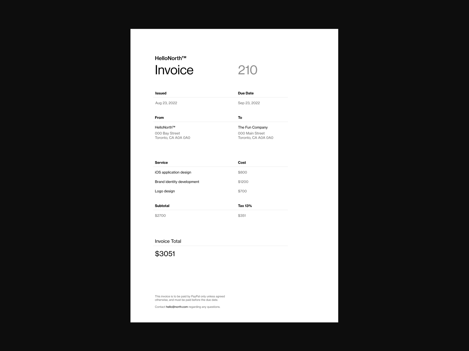 Invoice by Khadija Bari on Dribbble