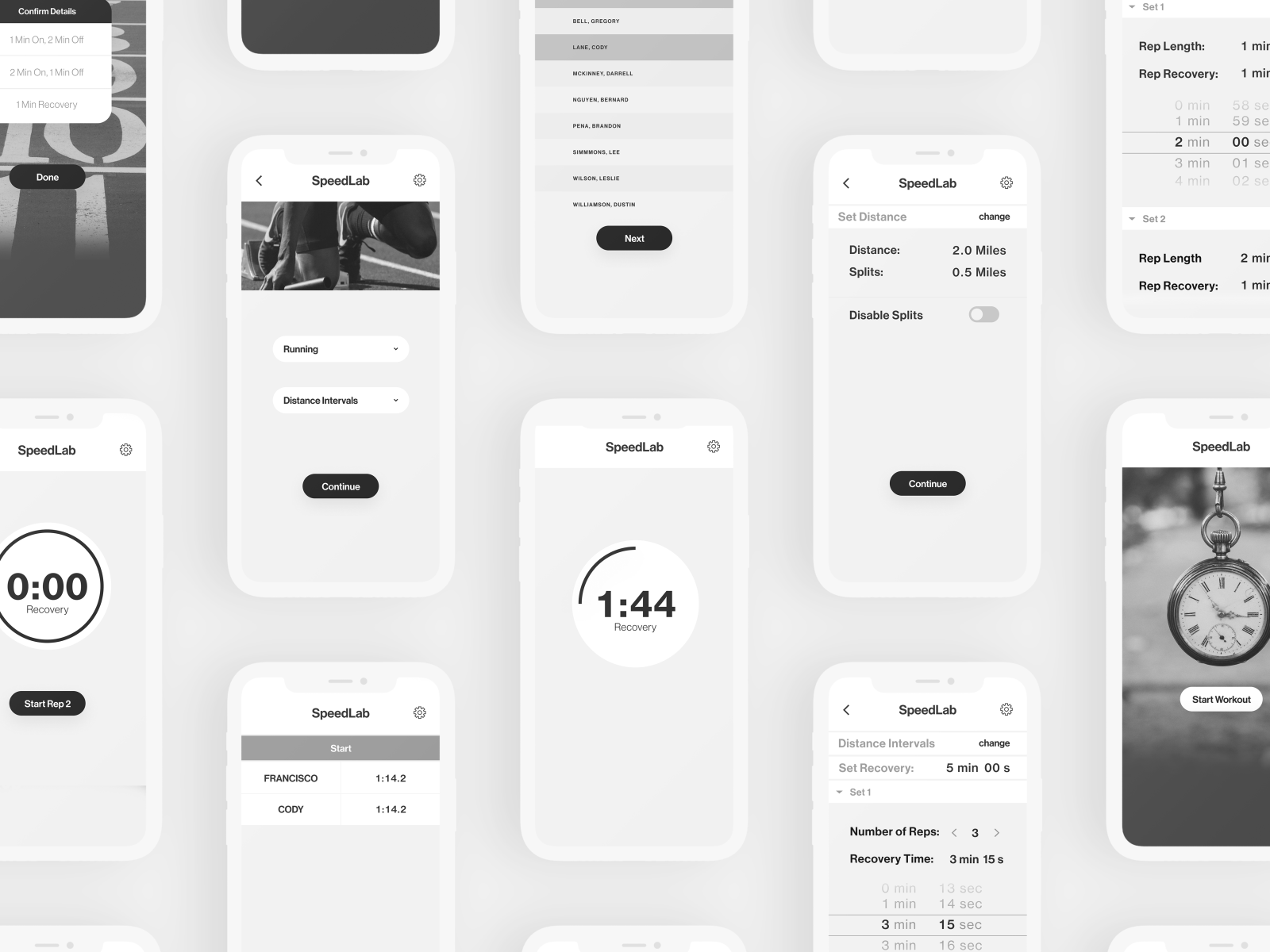 Smart Athletic Stopwatch Ui by ArticaVisuals on Dribbble